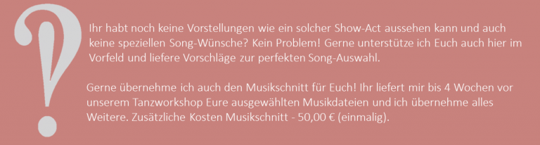 JGA-Tanzworkshop – Hochzeitschoreographie